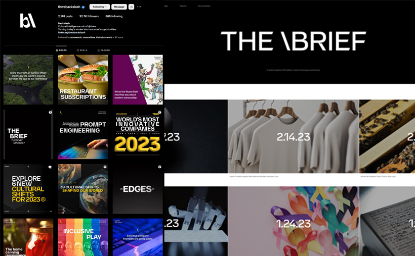 Backslash: Turning today's stories into tomorrow's opportunities | TBWA ...